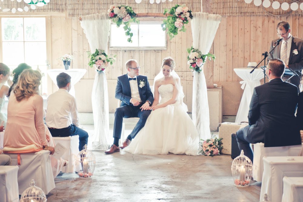 Vintage in Pastelltönen: Die Hochzeit von Jennifer & Philipp