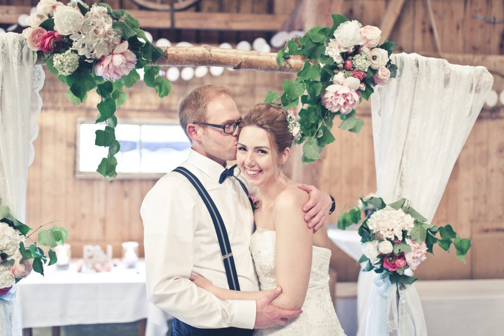 Vintage in Pastelltönen: Die Hochzeit von Jennifer & Philipp